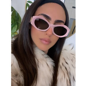 Versace | Accessories | New Versace Ve4466u Pink Cat Eye Sunglasses ...